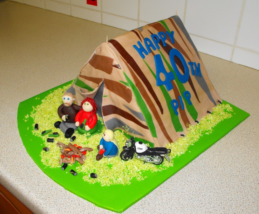 Tent Cake - CakeCentral.com