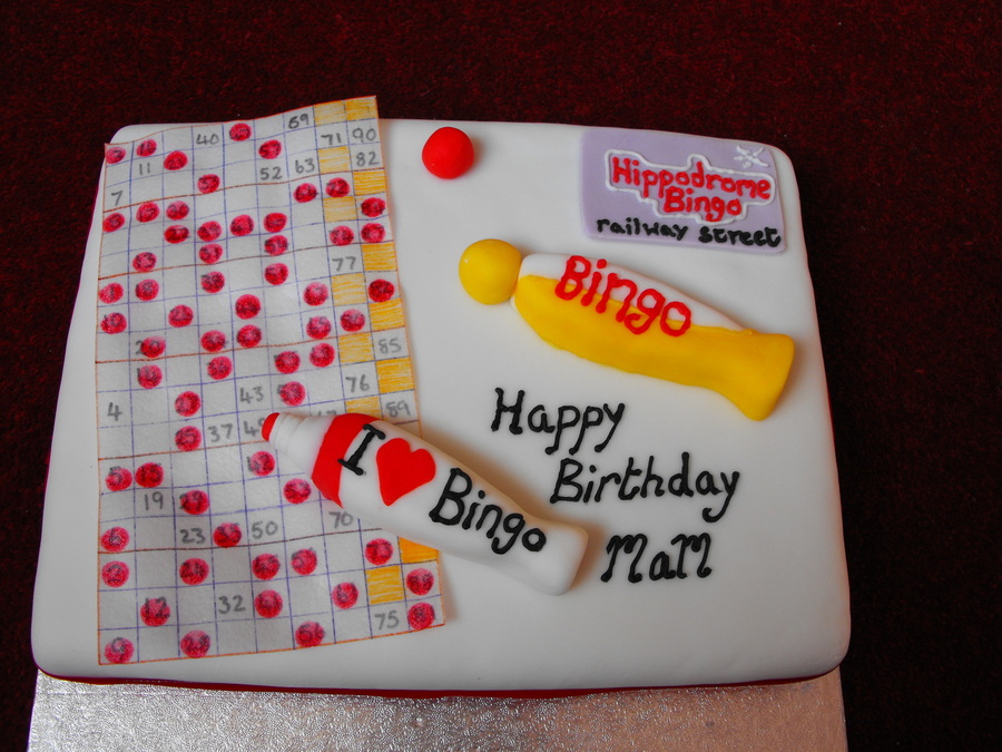 Bingo Cake - CakeCentral.com