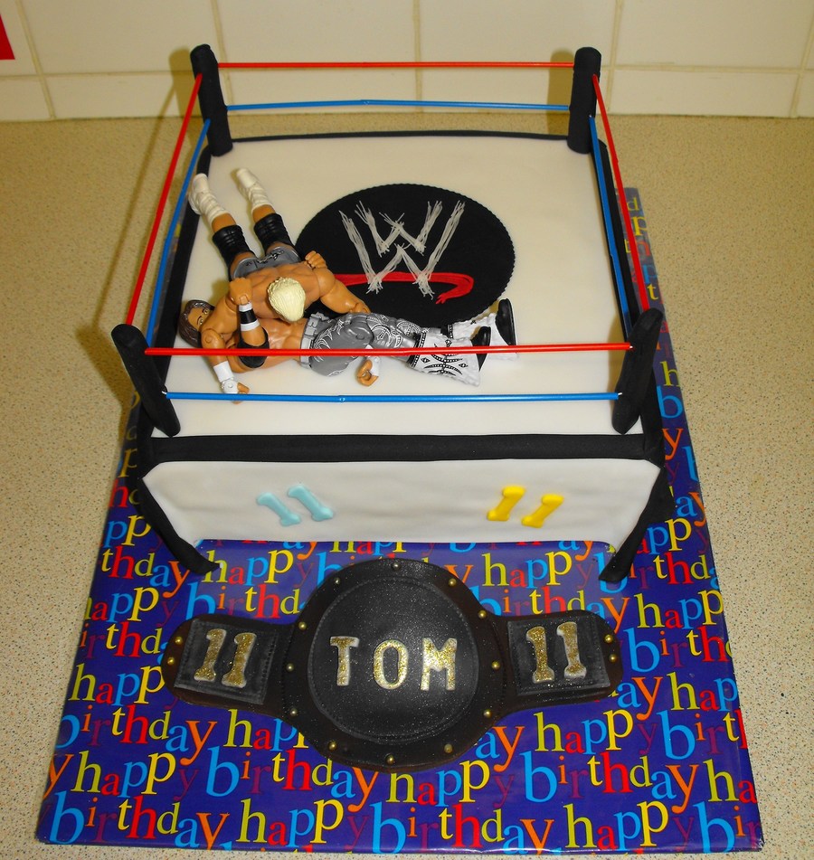 Wwe Boxing Ring Cake - CakeCentral.com