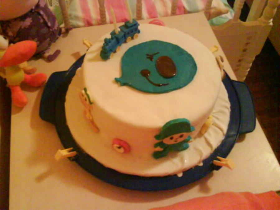 Pocoyo Cake For Roko - CakeCentral.com