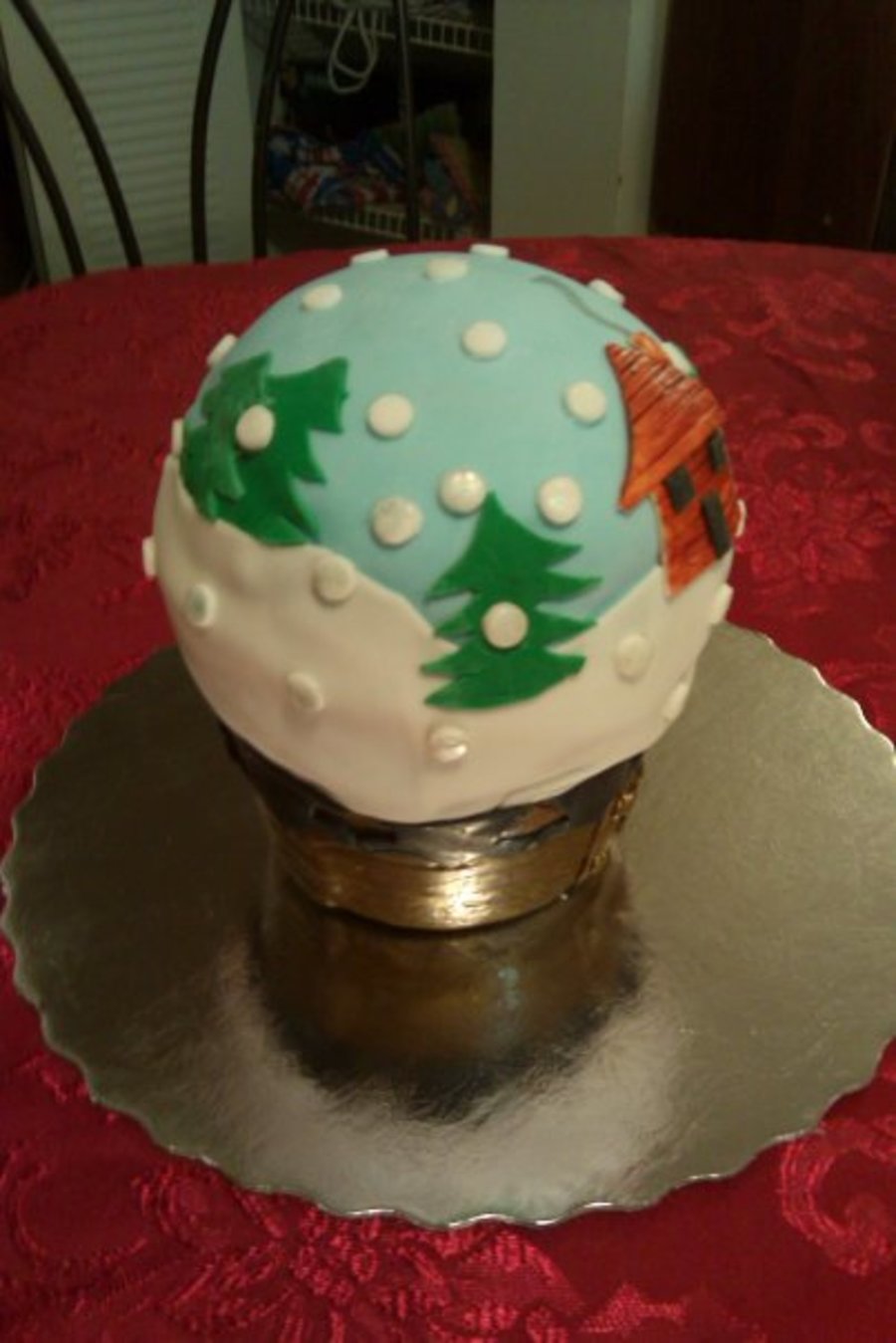 Snow Globe Cake - CakeCentral.com