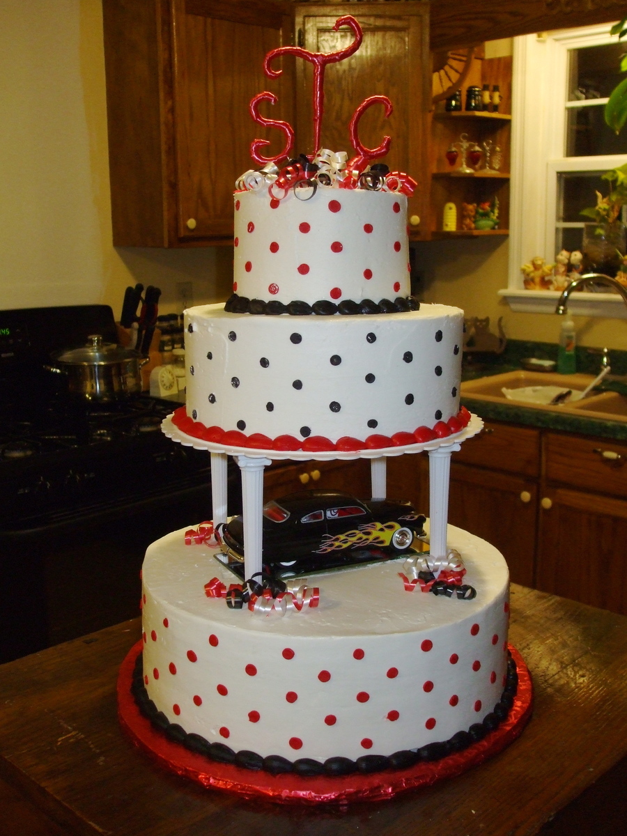 Hot Rod Wedding - CakeCentral.com