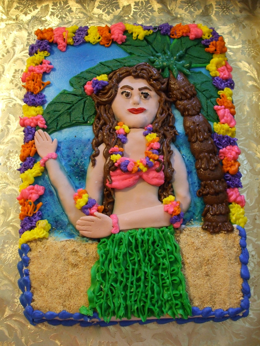 Hula Girl - CakeCentral.com