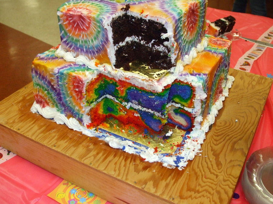 Tie Dye Cake - CakeCentral.com