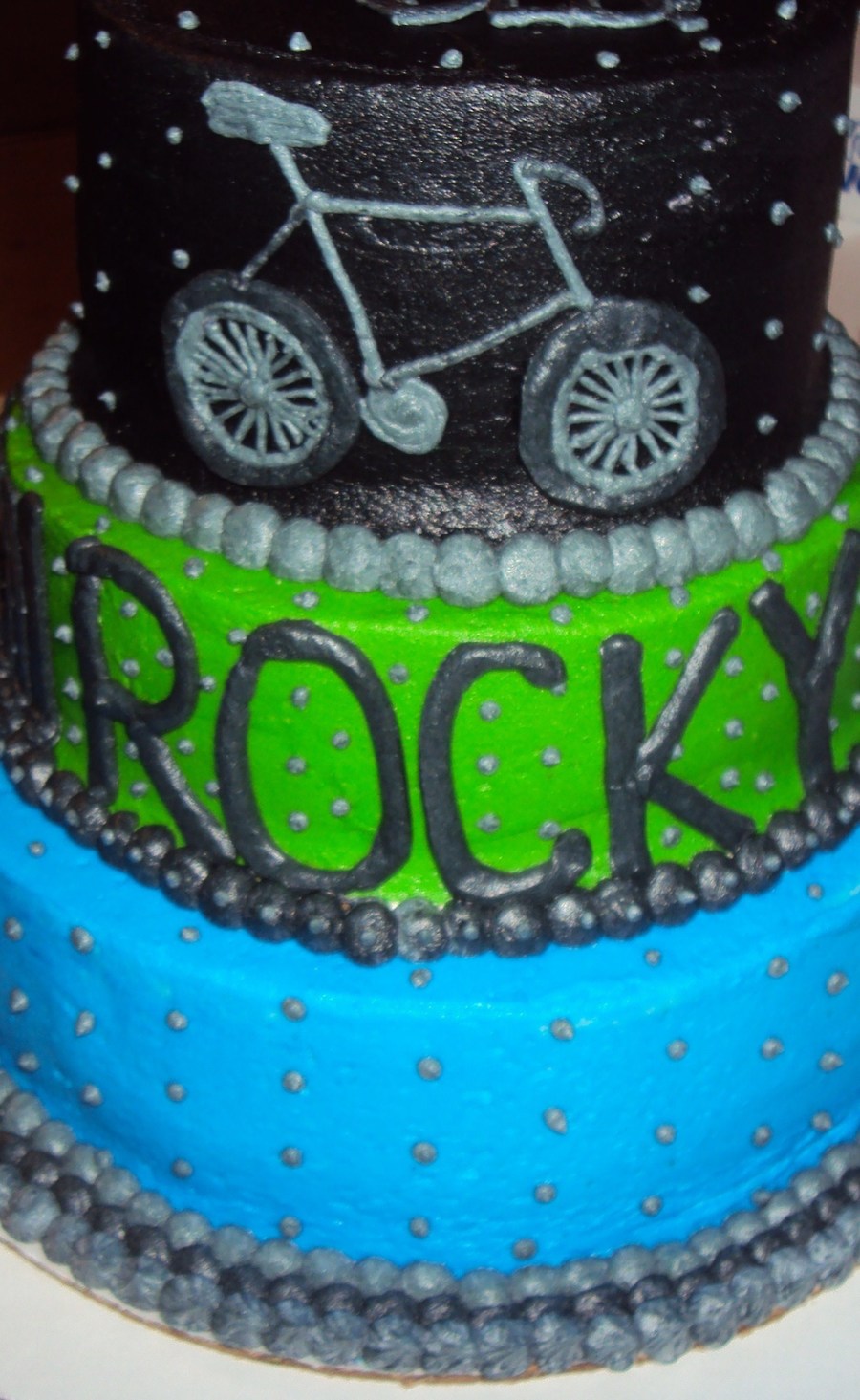 Bicycle Birthday Cake - CakeCentral.com