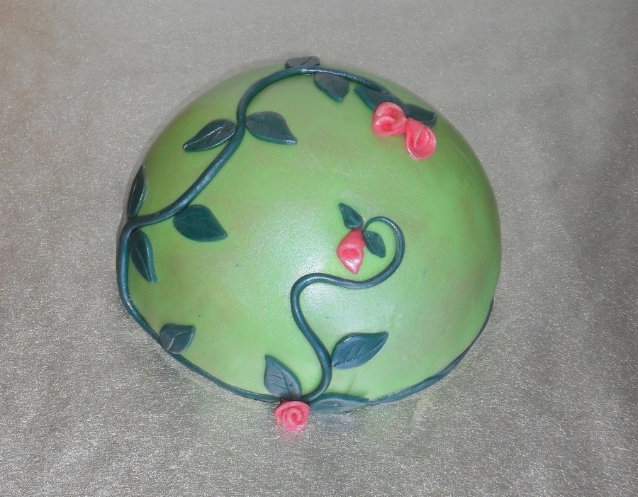 Half Round Cake - CakeCentral.com