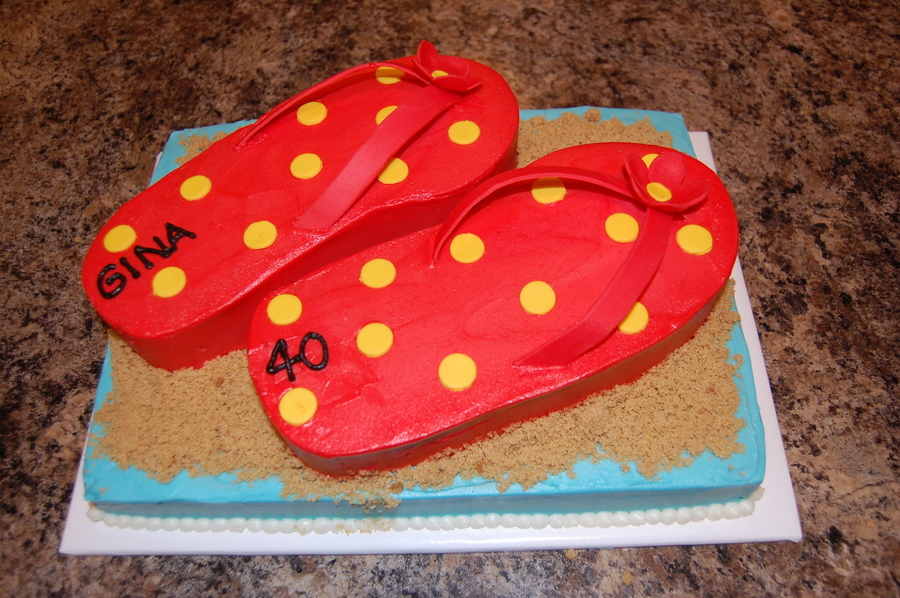 First Flip Flops - CakeCentral.com