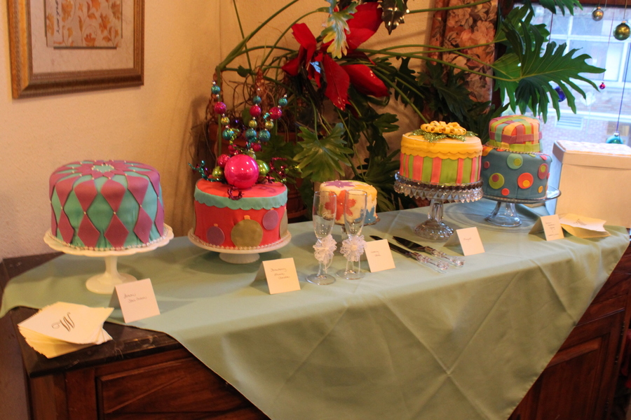 Multi-Colored Wedding Cakes - CakeCentral.com