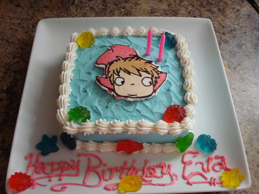 Ponyo Birthday Cake - CakeCentral.com