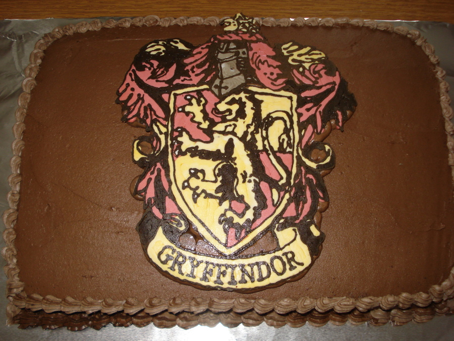 Harry Potter Gryffindor Cake - CakeCentral.com