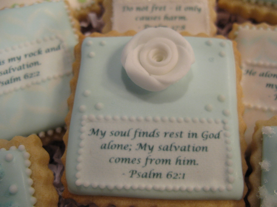 Bible Verse Cookies - CakeCentral.com
