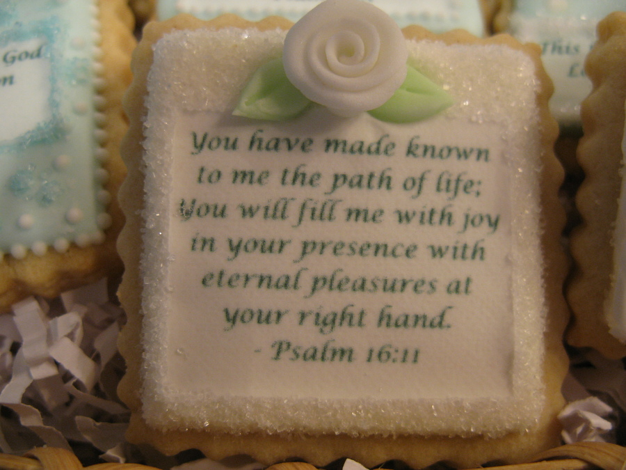 Bible Verse Cookies - CakeCentral.com