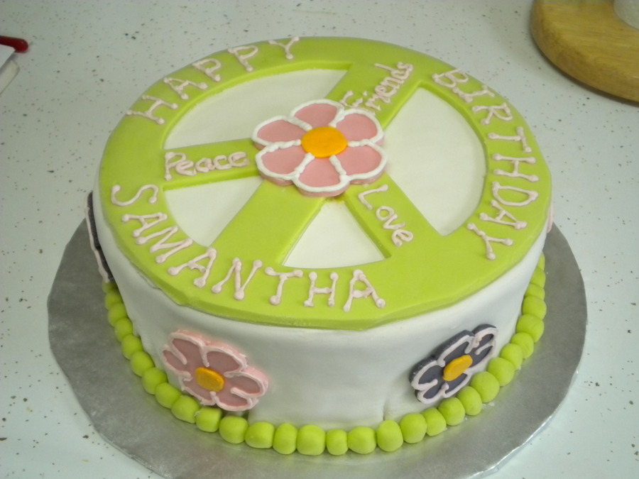 Peace Cake - CakeCentral.com
