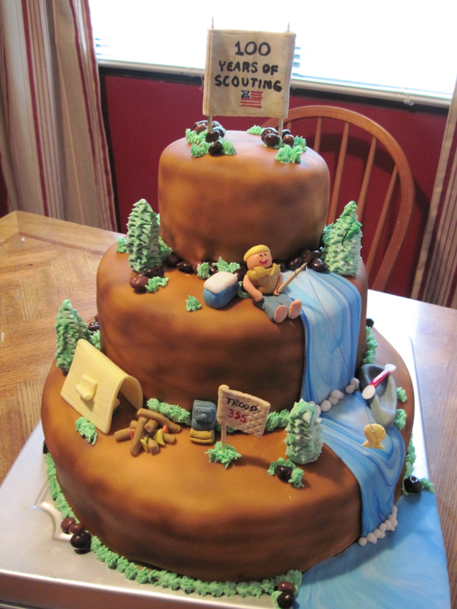 100 Years Of Scouting Cake - CakeCentral.com