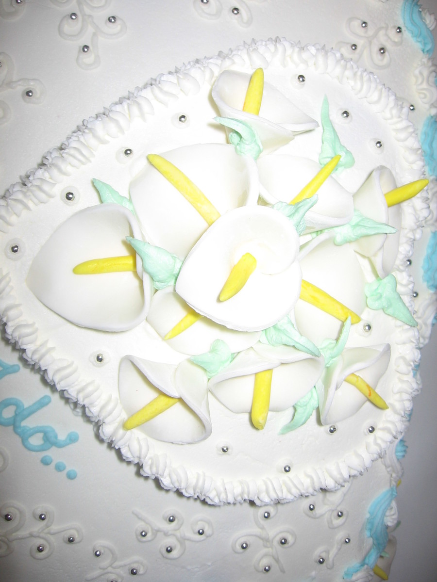 Calla Lily Bridal Shower - CakeCentral.com