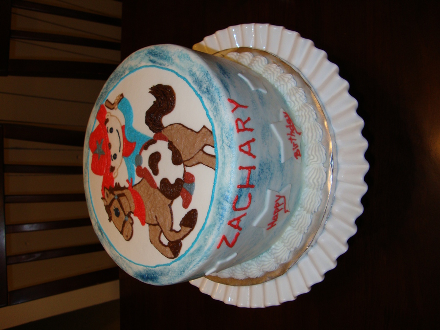 Little Cowboy Cake - CakeCentral.com