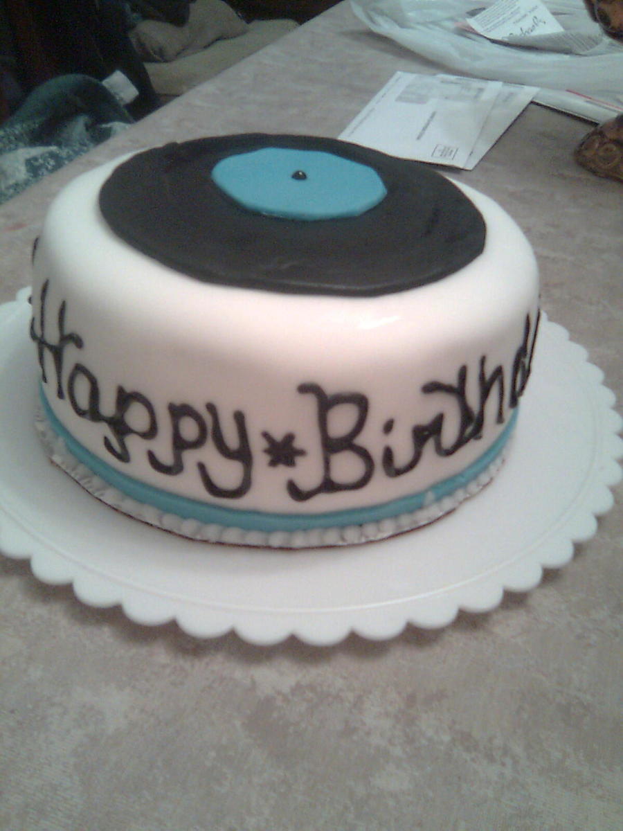 Record Birthday Cake - CakeCentral.com