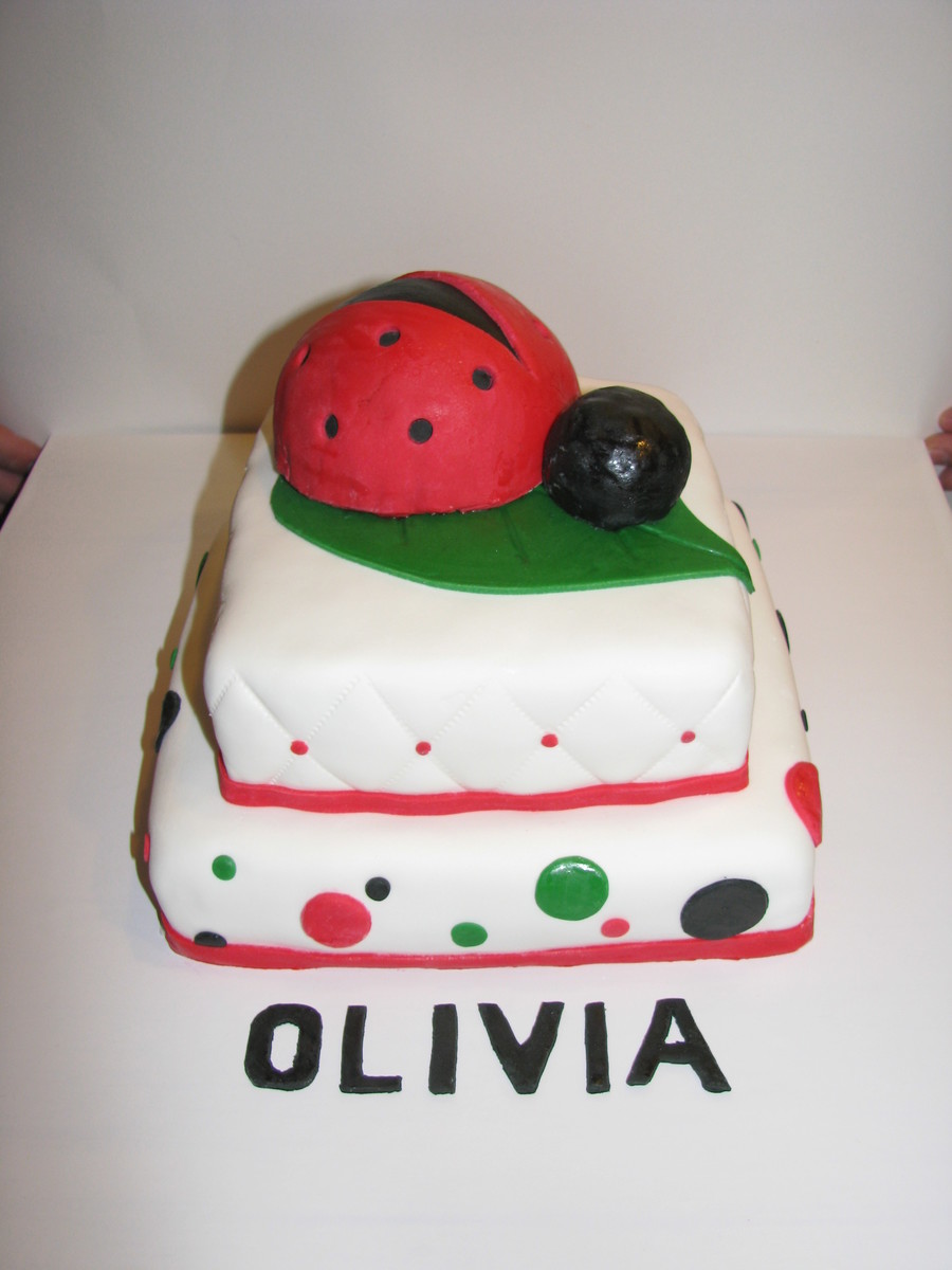 Lady Bug 1St Birthday - CakeCentral.com