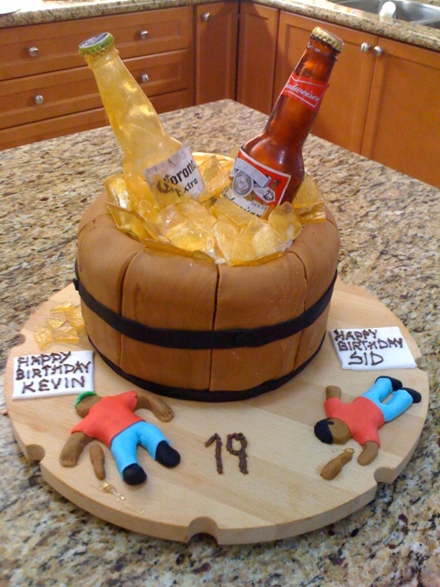 Sugar Beer Bottle Cake - CakeCentral.com