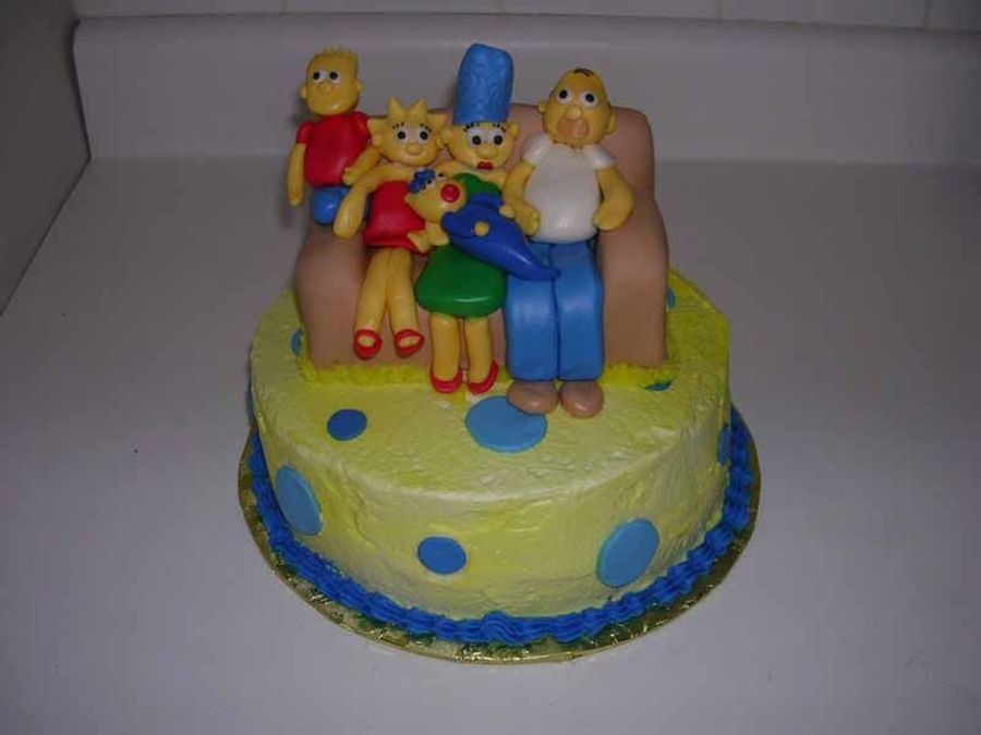Simpsons Cake - CakeCentral.com
