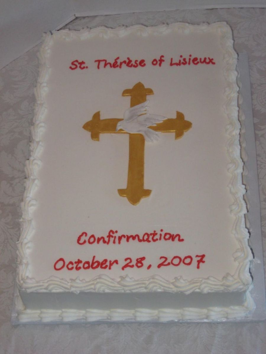 Confirmation Cake - CakeCentral.com