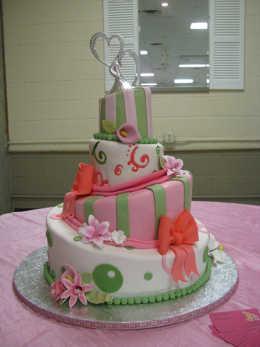 My First Wedding Cake! - CakeCentral.com