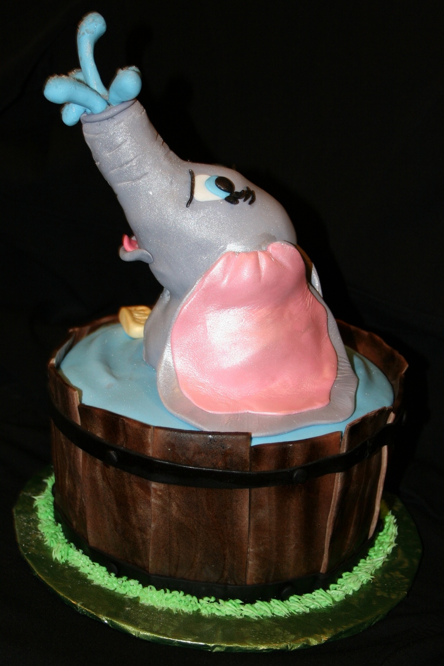 Dumbo's First Bath - CakeCentral.com