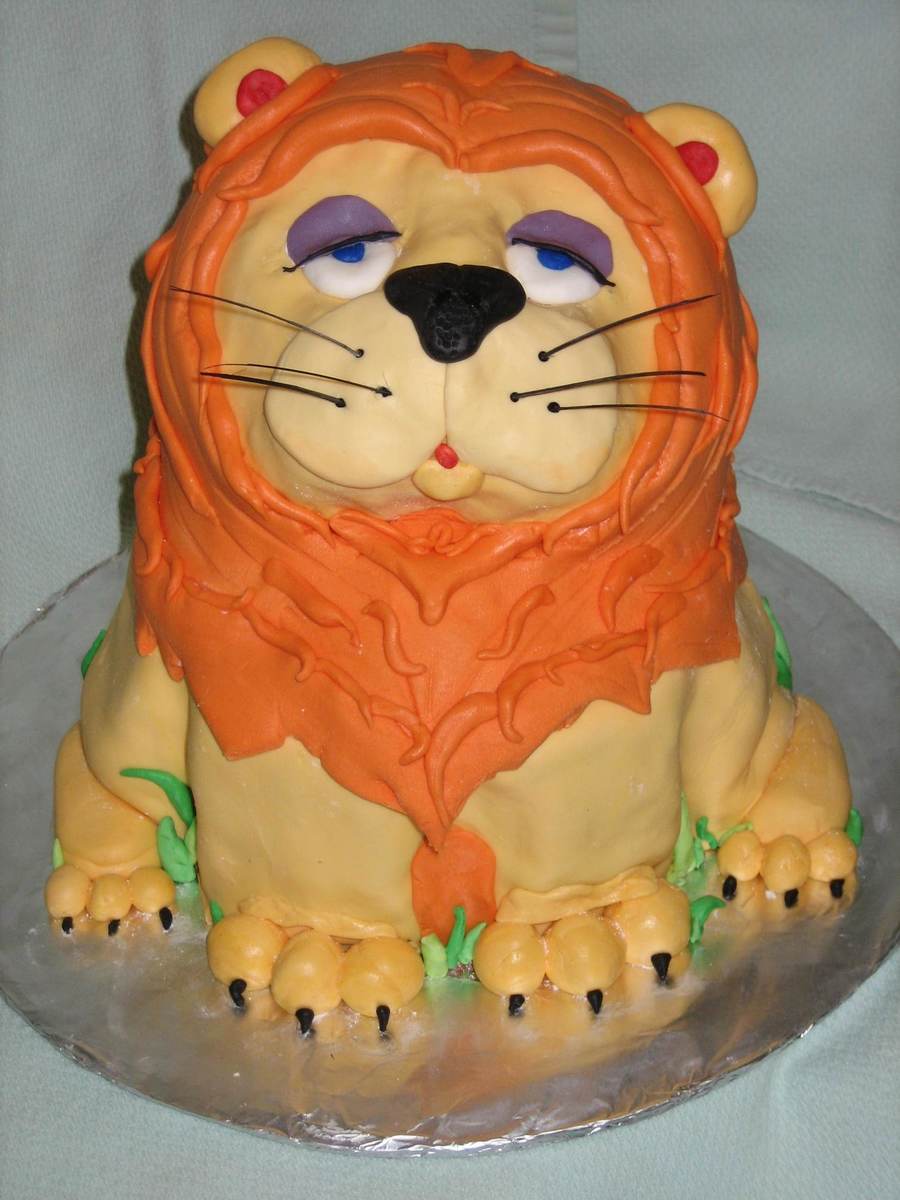Lion Cake - CakeCentral.com