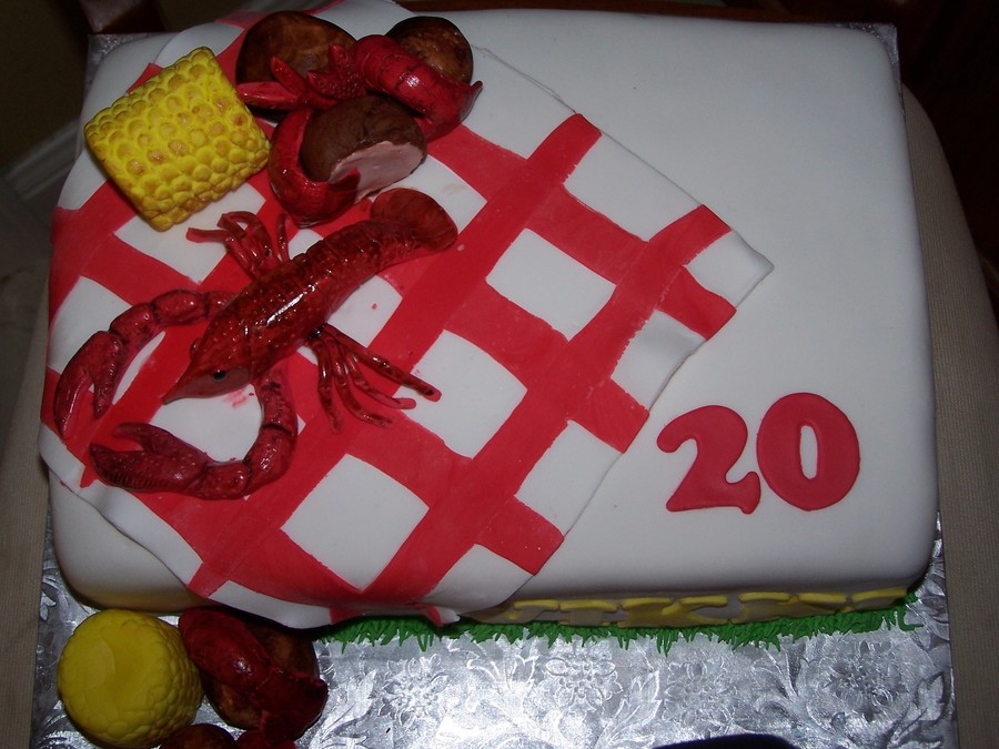 Crawfish Boil Birthday - CakeCentral.com