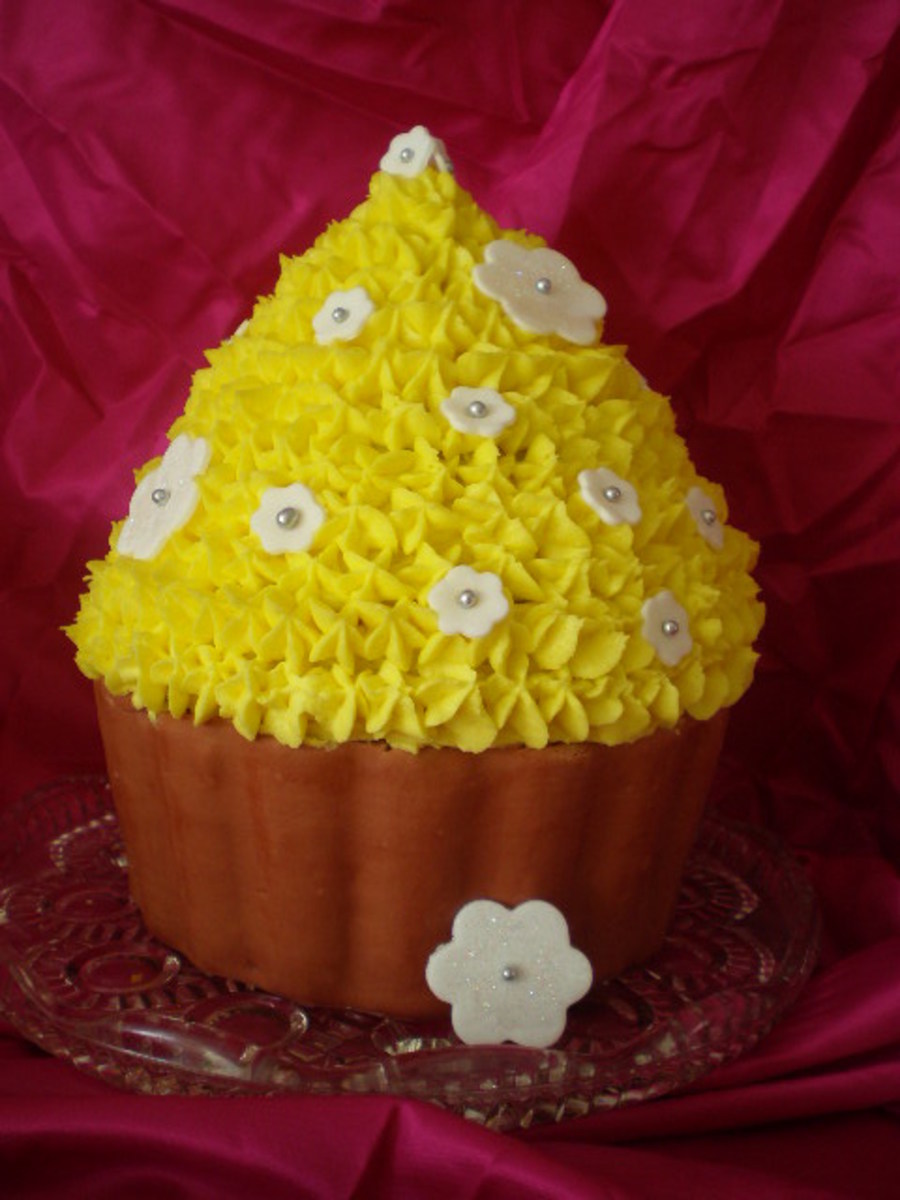 Giant Cupcake - CakeCentral.com