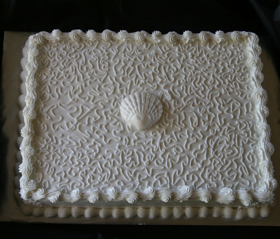 Wedding Reception Sheet Cake - CakeCentral.com