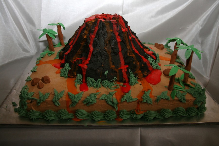Volcano Cake - CakeCentral.com