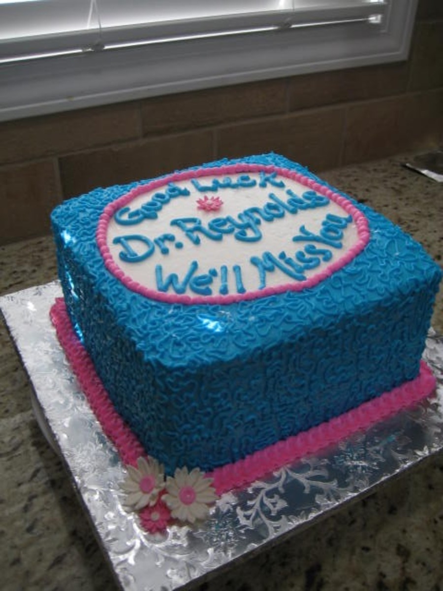 Farewell Cake - CakeCentral.com