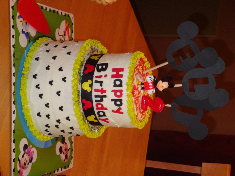 Mickey Mouse Birthday Cake - CakeCentral.com