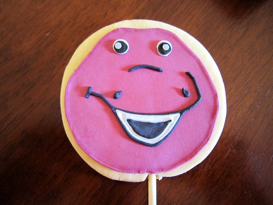 Barney Cookies - CakeCentral.com