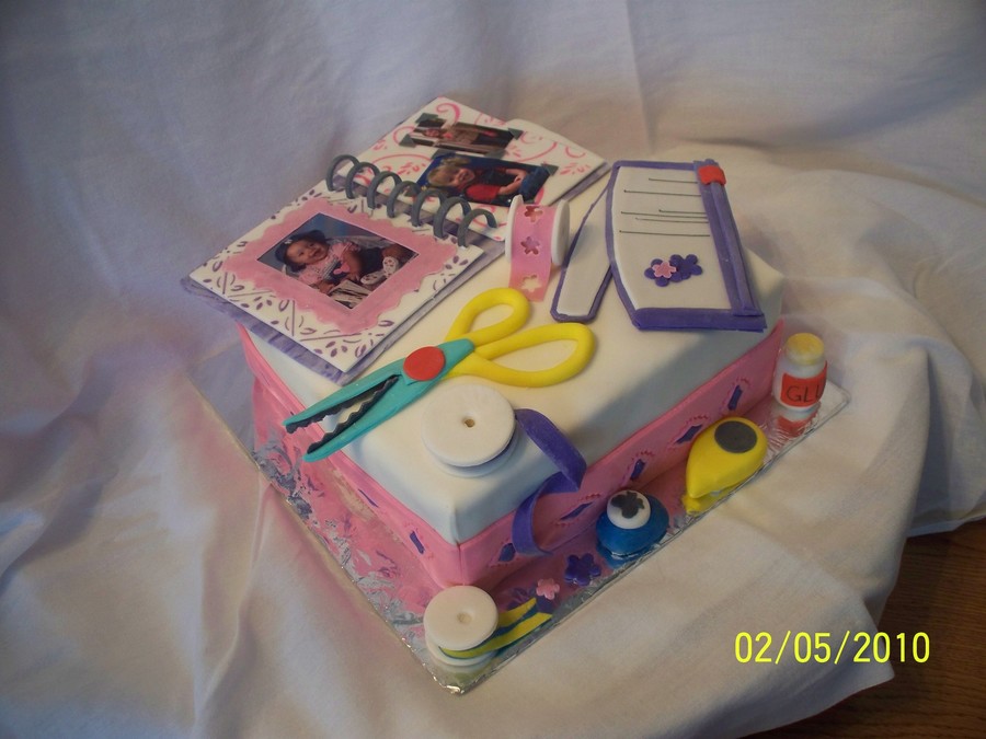 Scrapbook Cake By Sweet Indulgences - Il - CakeCentral.com