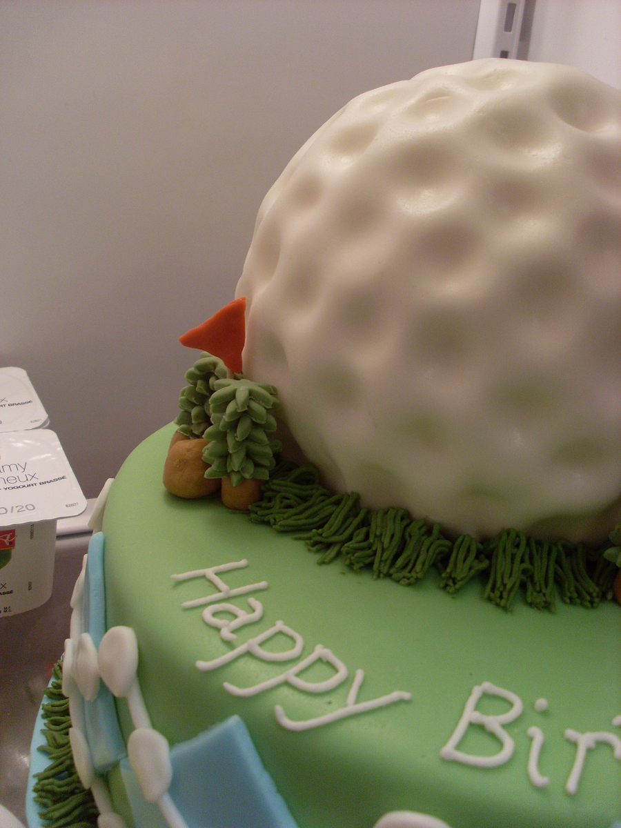 Golf Themed Cake - CakeCentral.com