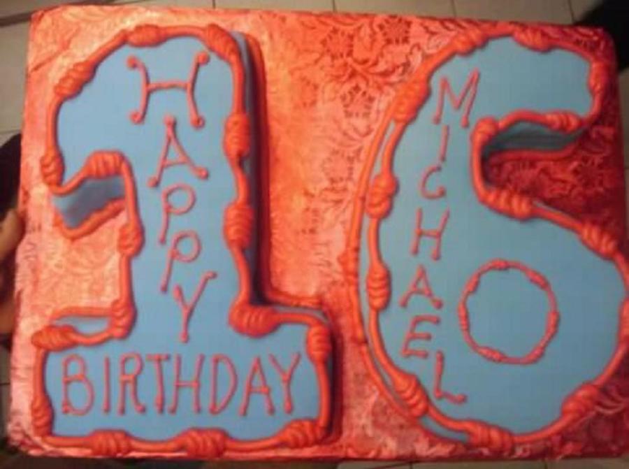 Age Birthday Cake - CakeCentral.com