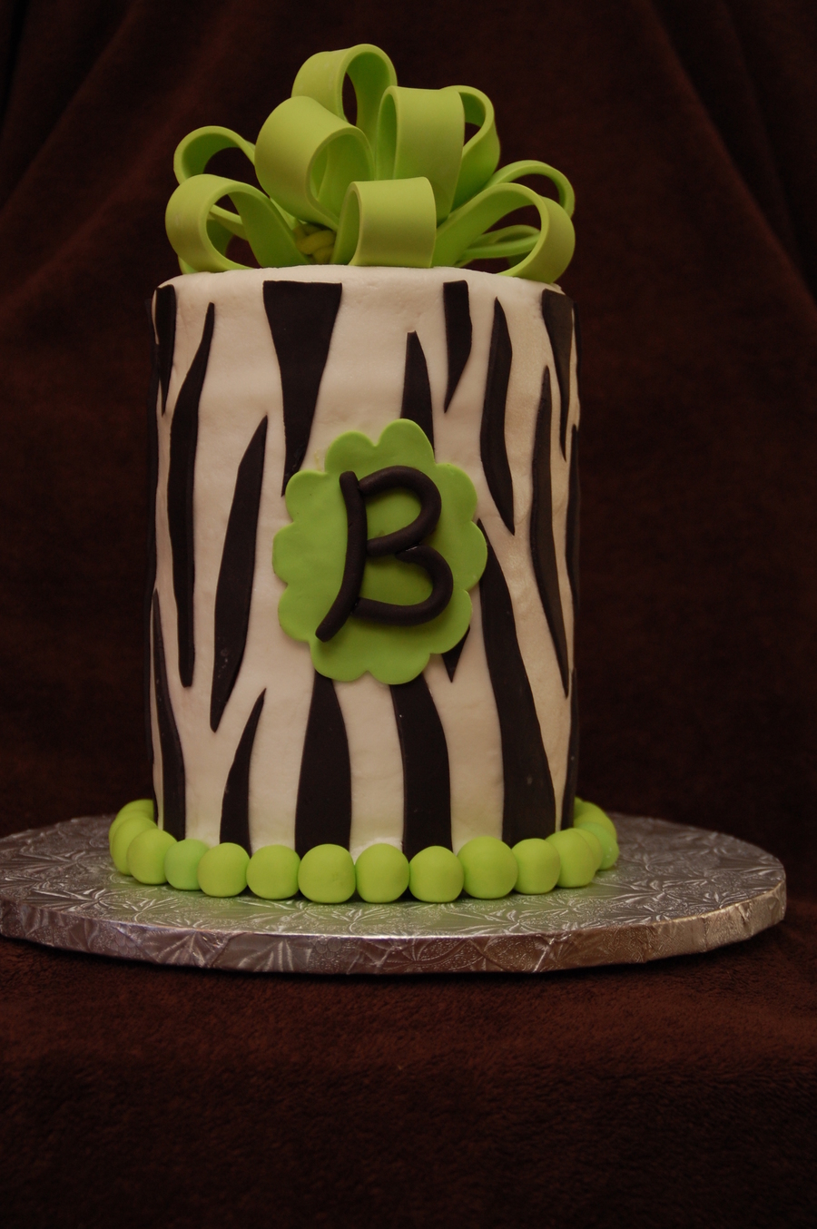 Tall Zebra Cake - CakeCentral.com