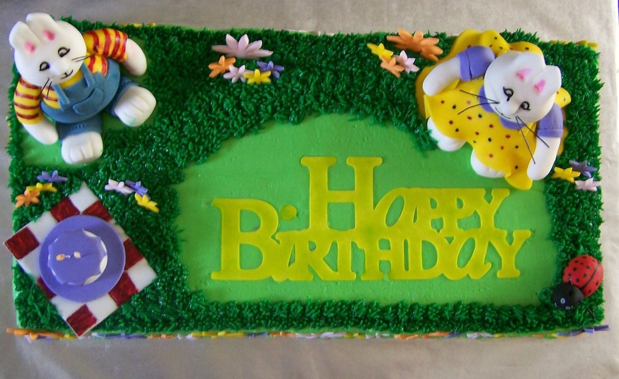 Max And Ruby Birthday Cake - CakeCentral.com