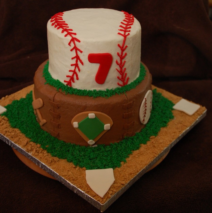 Baseball Birthday Cake - CakeCentral.com