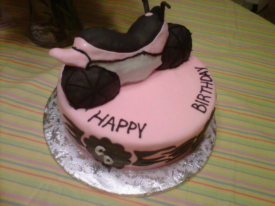 Biker Chick Cake - CakeCentral.com
