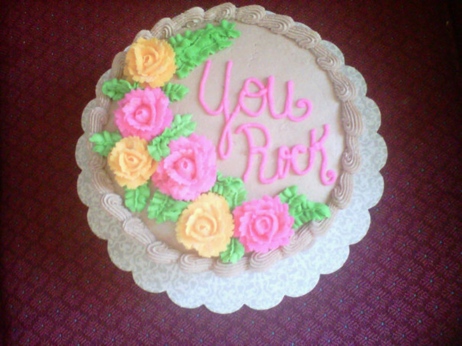 Secretarys Week Cake - CakeCentral.com