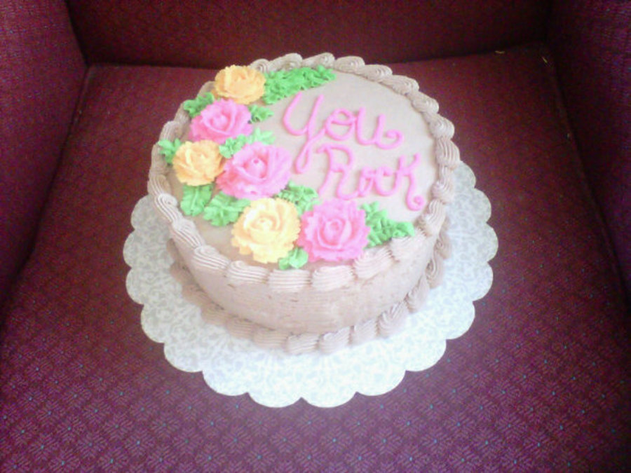 Secretarys Week Cake - CakeCentral.com