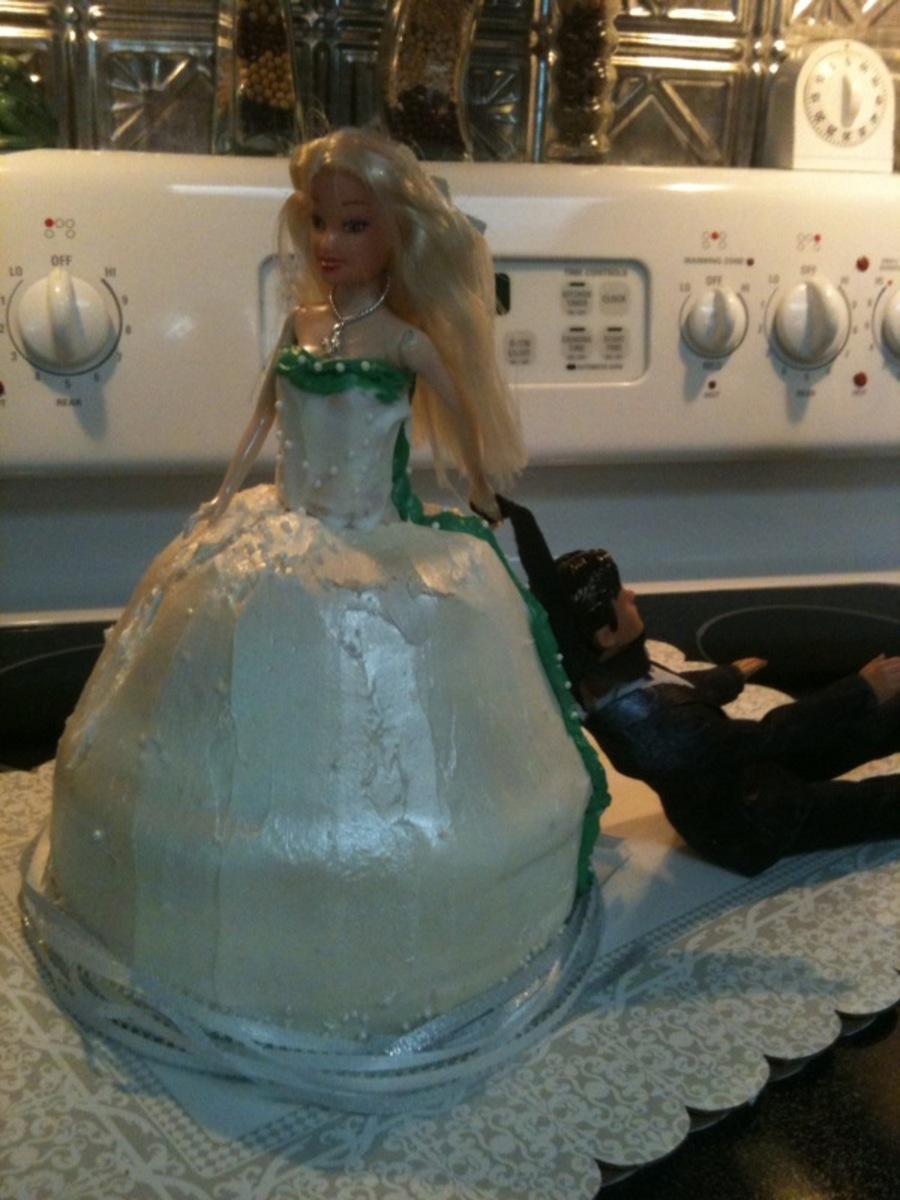 Bride Dragging Groom To The Alter!! - CakeCentral.com