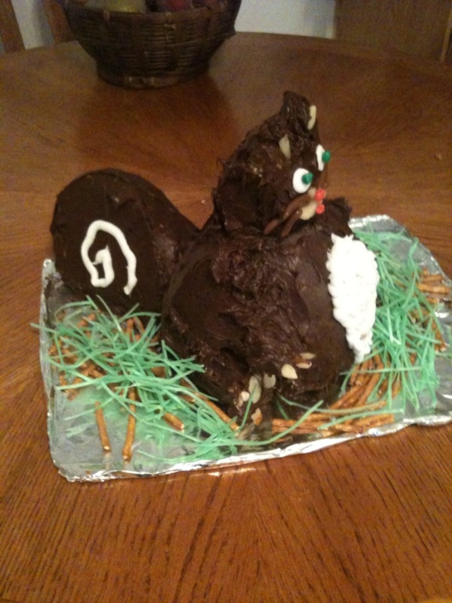 Squirrel Cake - CakeCentral.com