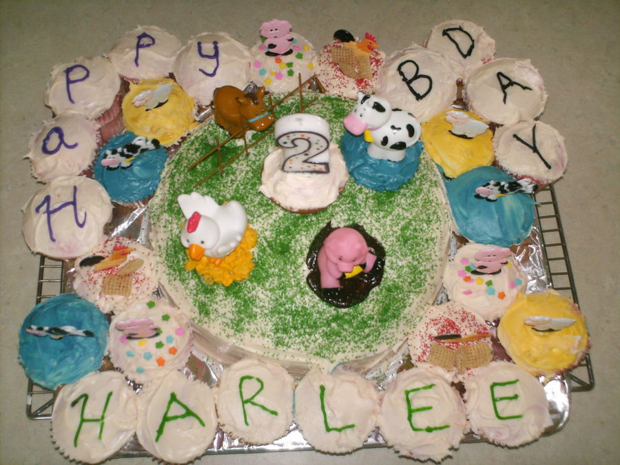 Girl's 2Nd Birthday Cupcakes - CakeCentral.com
