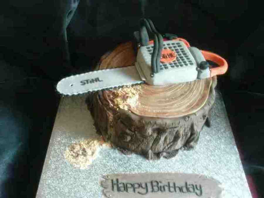 Tree Log Cake - CakeCentral.com