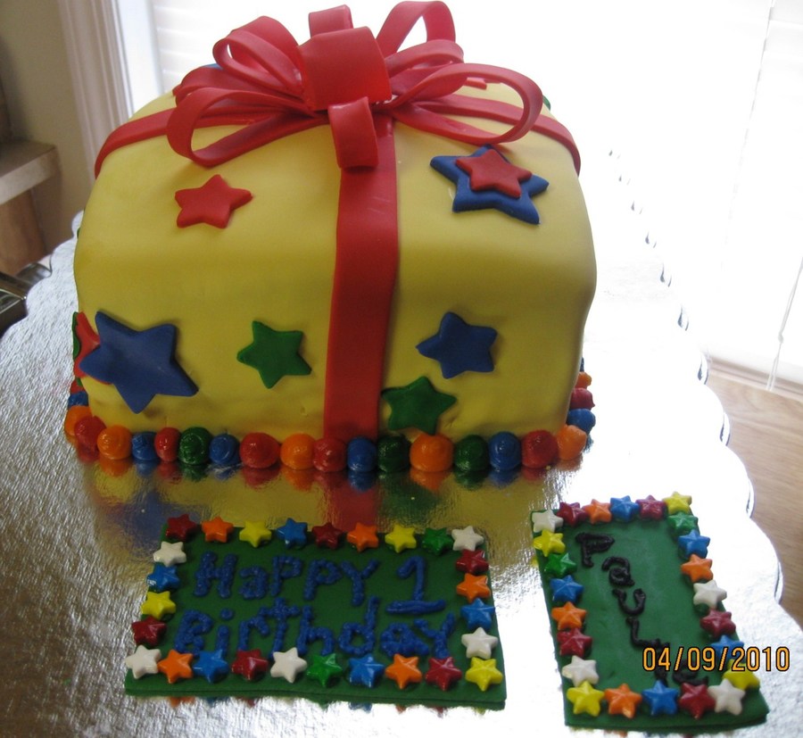 1St Birthday For A Boy - CakeCentral.com