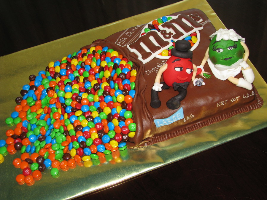 M&m Cake - CakeCentral.com